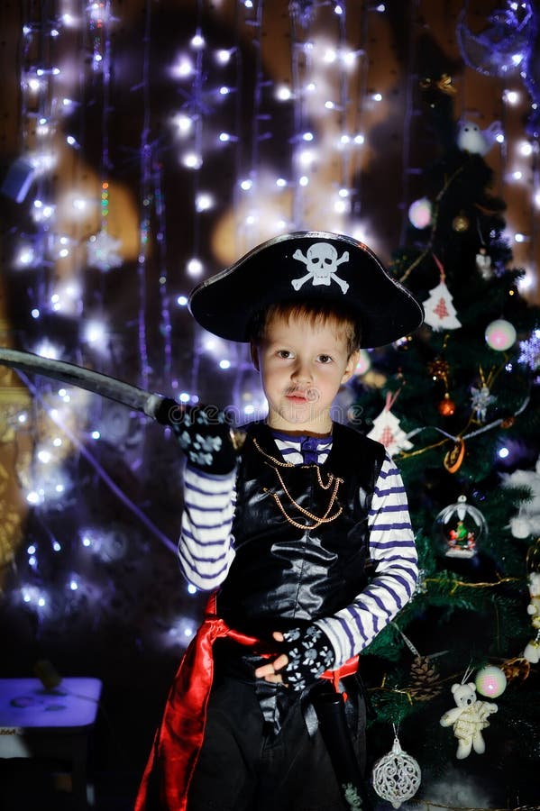 The boy the pirate stock image. Image of party, thief - 28400607