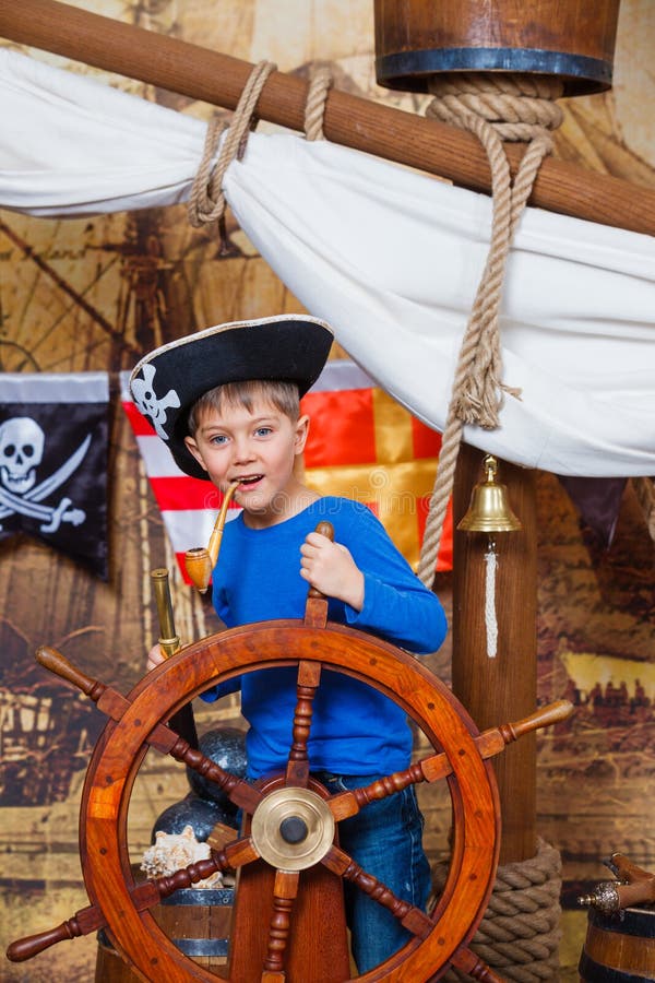 Boy pirate stock photo. Image of expressive, looking - 50570464