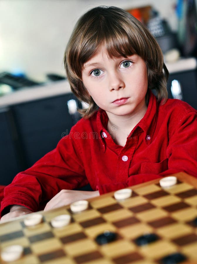 Boy play chess stock photo. Image of infant, care, childhood - 30358318