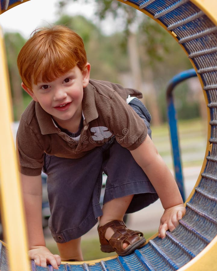 Boy at playground stock image. Image of cute, playing - 11058515