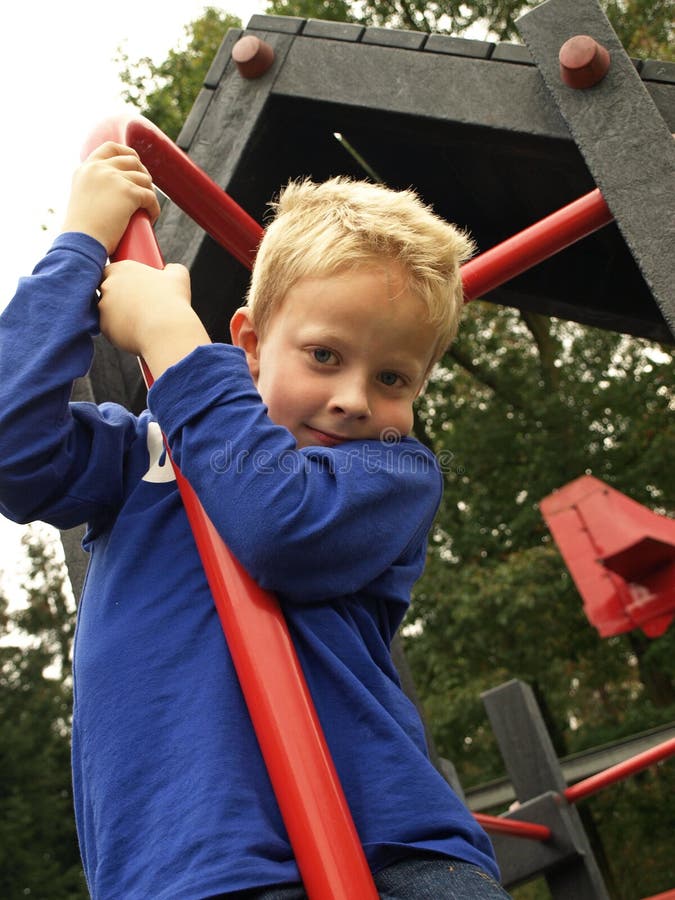 Boy in playground stock photo. Image of smile, playing - 21453536