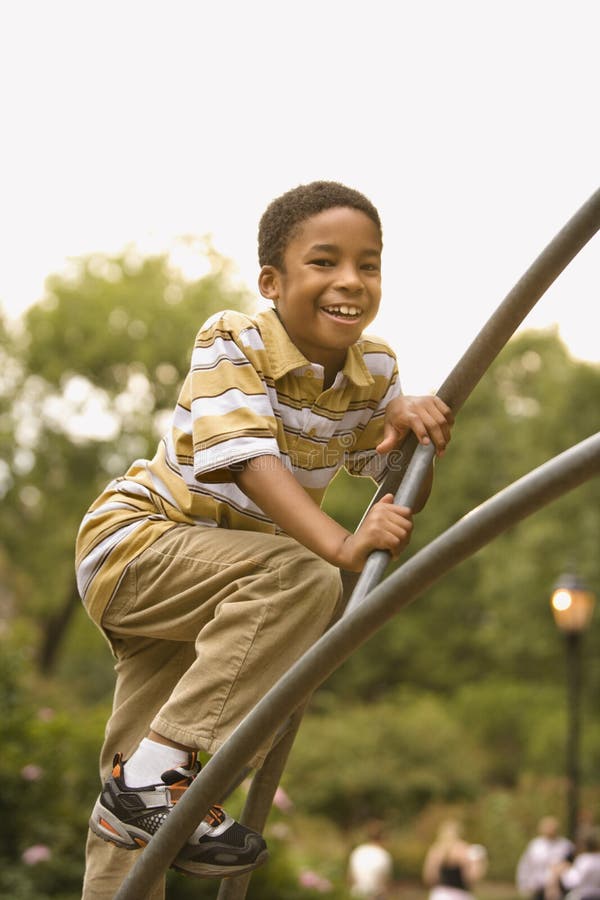 Boy on playground stock image. Image of activity, playground - 4415195