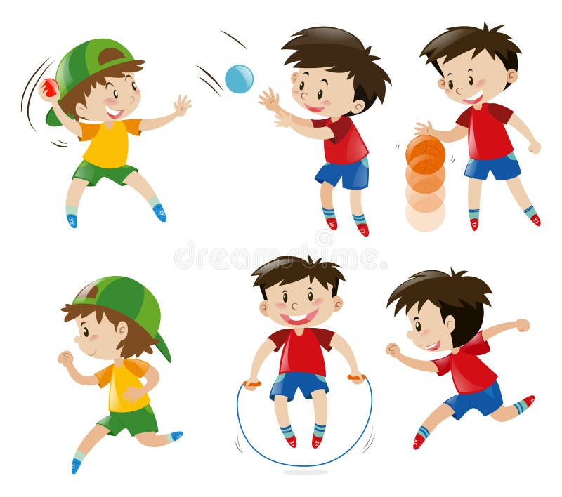 Boy Bouncing Ball Stock Illustrations – 138 Boy Bouncing Ball Stock ...