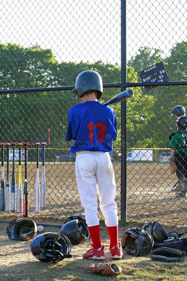 Boy Playing Baseball stock photo. Image of child, helmets - 4081194