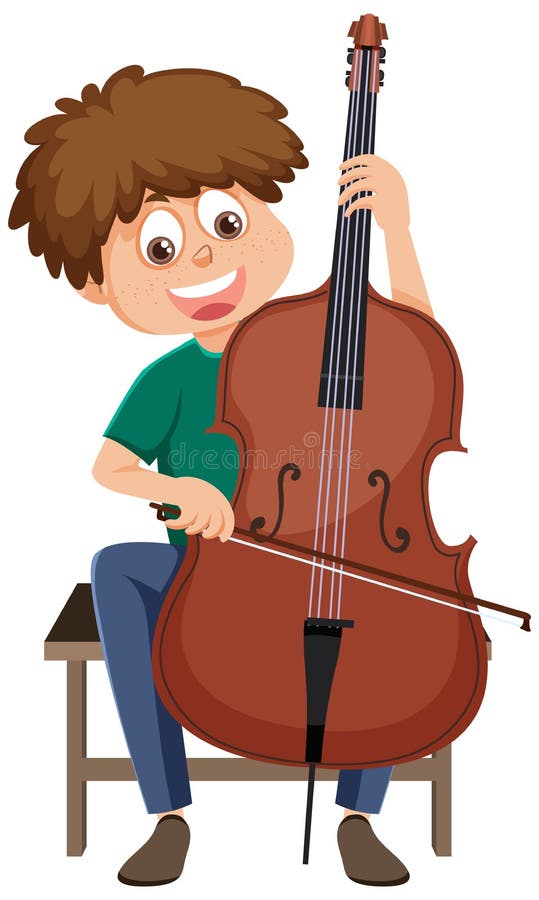 Cello Cartoon Boy Stock Illustrations – 155 Cello Cartoon Boy Stock ...