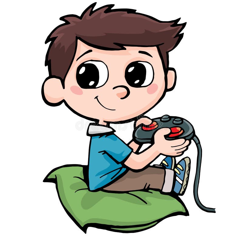 Boy and computer stock vector. Illustration of keyboard - 7176142 Boy and computer stock vector. Illustration of keyboard - 7176142