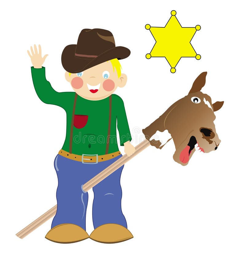Cowboy Waving Stock Illustrations – 394 Cowboy Waving Stock ...