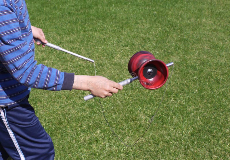 Playing diabolo stock photo. Image of spinning, culture - 9190852