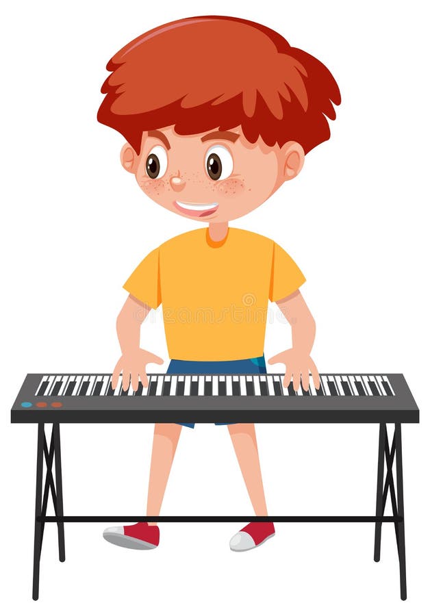 Cartoon Kids Music Keyboard Eps Stock Illustrations – 58 Cartoon Kids ...