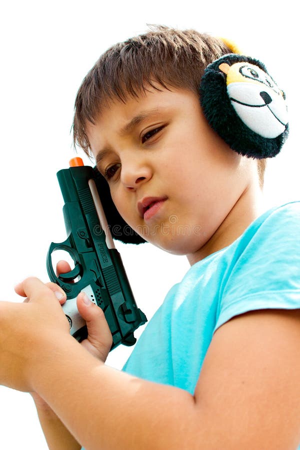 Little Boy With Gun
