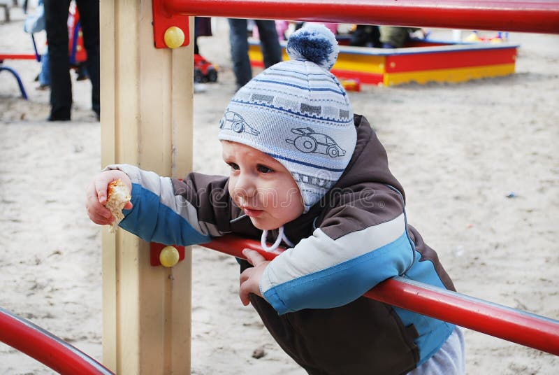 A boy plays stock photo. Image of park, play, concepts - 30148402