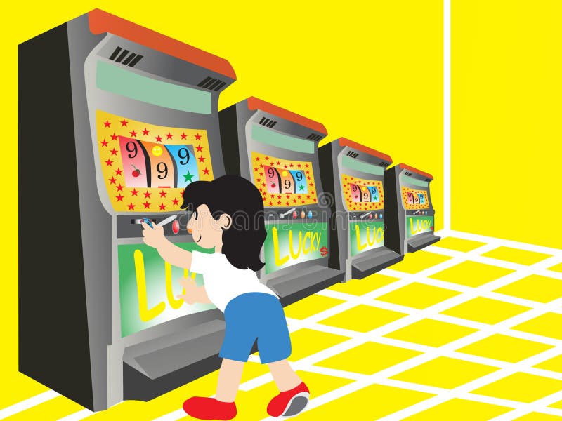 Slot Machine stock illustration. Illustration of carlo - 12270117
