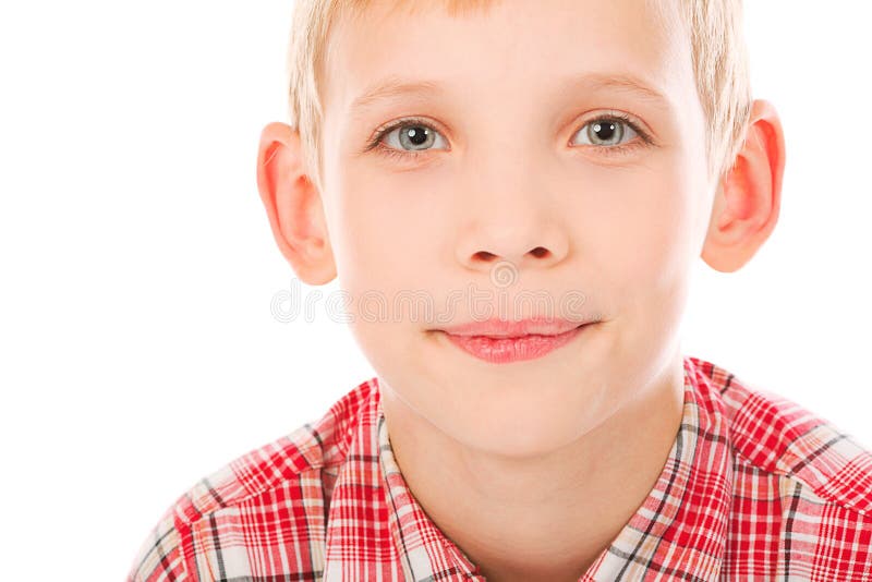 Boy portrait stock image. Image of person, portrait, kindergarten ...