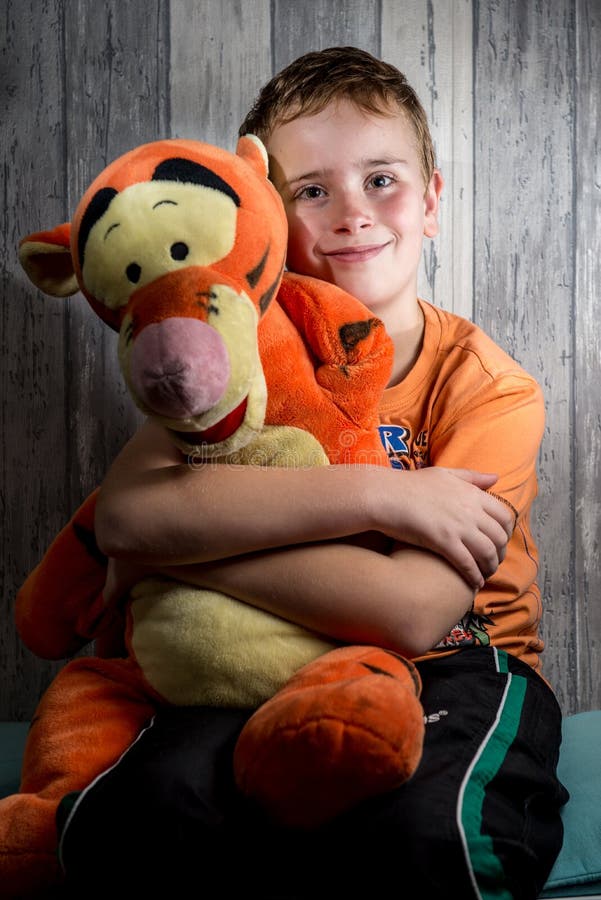 Boy Posing for a Portrait in My Home Studio Stock Photo - Image of ...