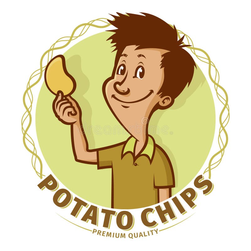 Single Potato Chip Clip Art