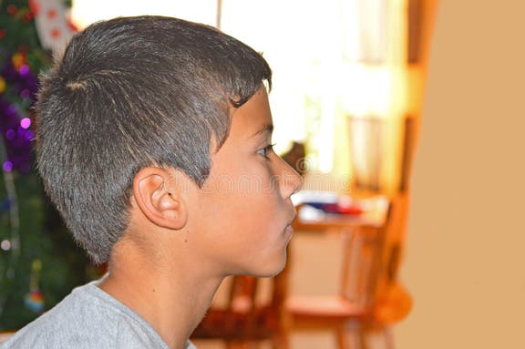 A Boy Profile stock image. Image of hair, beauty, design - 48491935