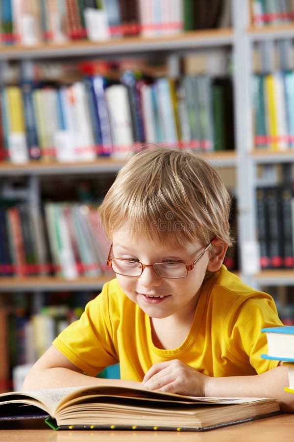 Boy reading stock photo. Image of academic, knowledge - 19697678