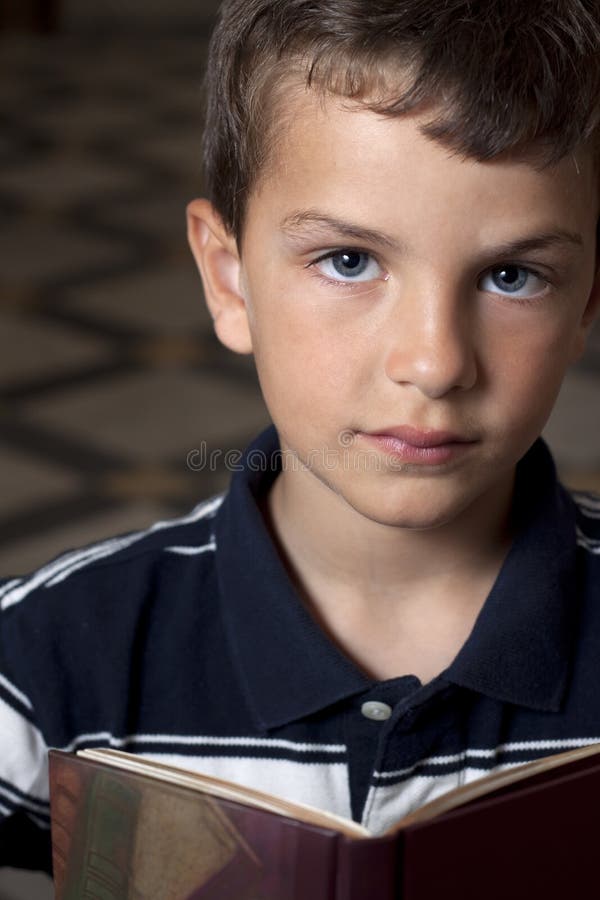 Boy reading stock photo. Image of learning, book, caucasian - 22302504