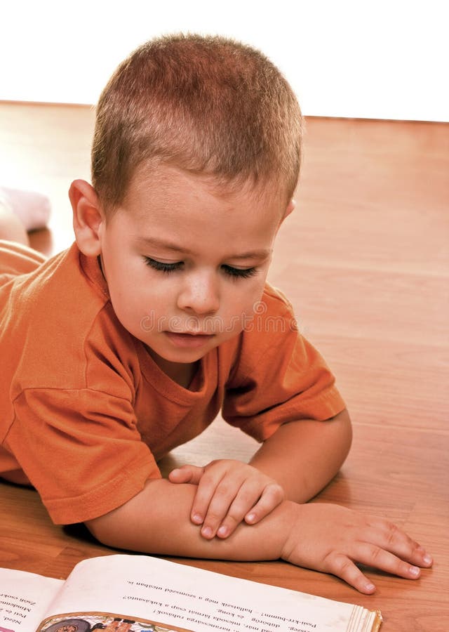 Boy Reading Book Picture. Image: 10386433