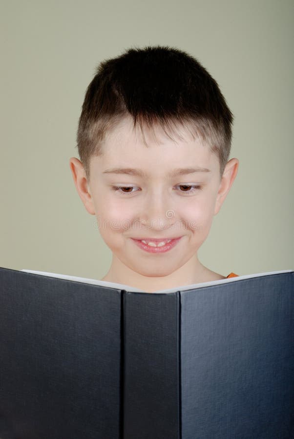 Boy Reading Book Picture. Image: 10386433