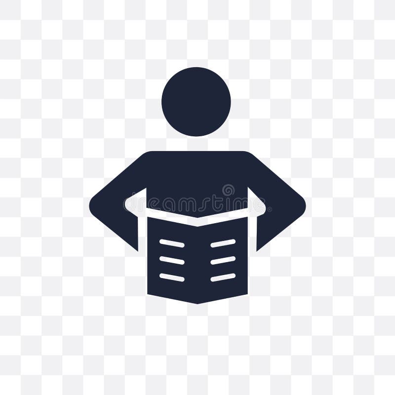 Girl Reading Papers Vector Vector Sign and Symbol Isolated on White ...