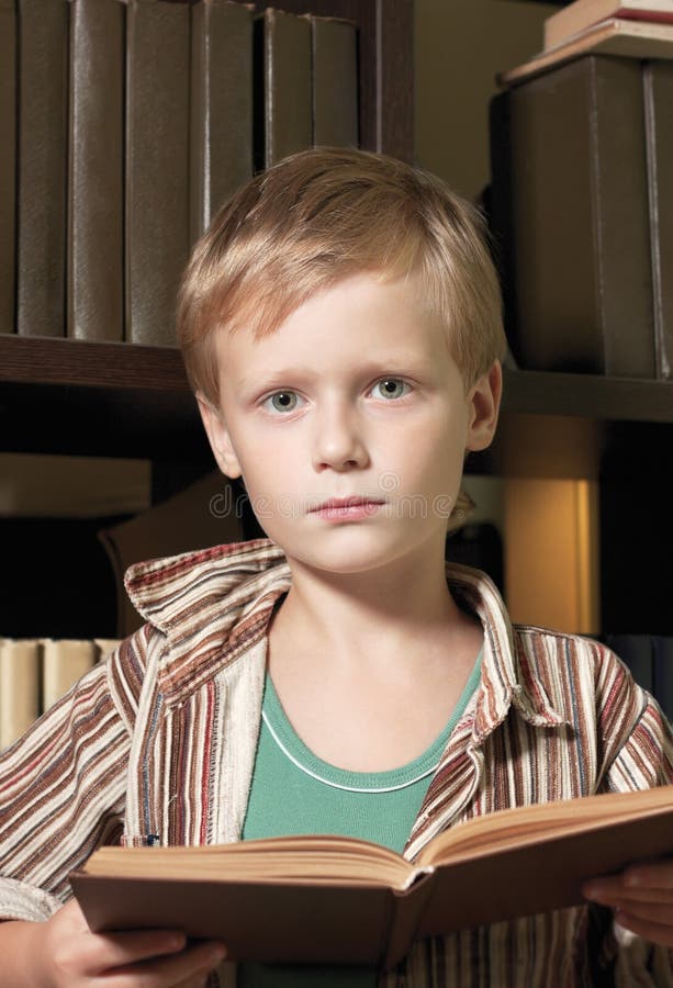 Boy reading a scroll stock photo. Image of person, read - 3090820