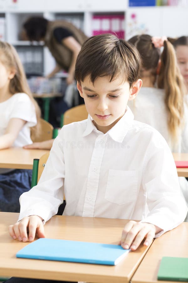 Boy ready to study stock photo. Image of junior, knowledge - 72610060