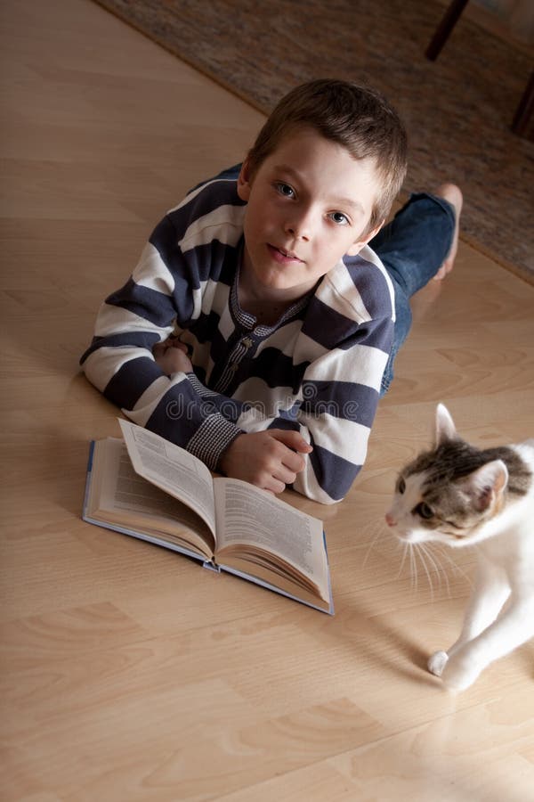 Boy reeding book stock photo. Image of child, people - 19027502