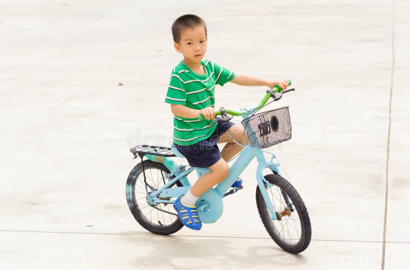 Boy ride bicycle stock photo. Image of active, safety - 61179620