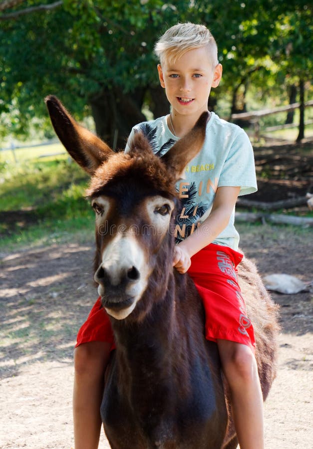 162 Boy Riding Donkey Stock Photos - Free & Royalty-Free Stock Photos ...