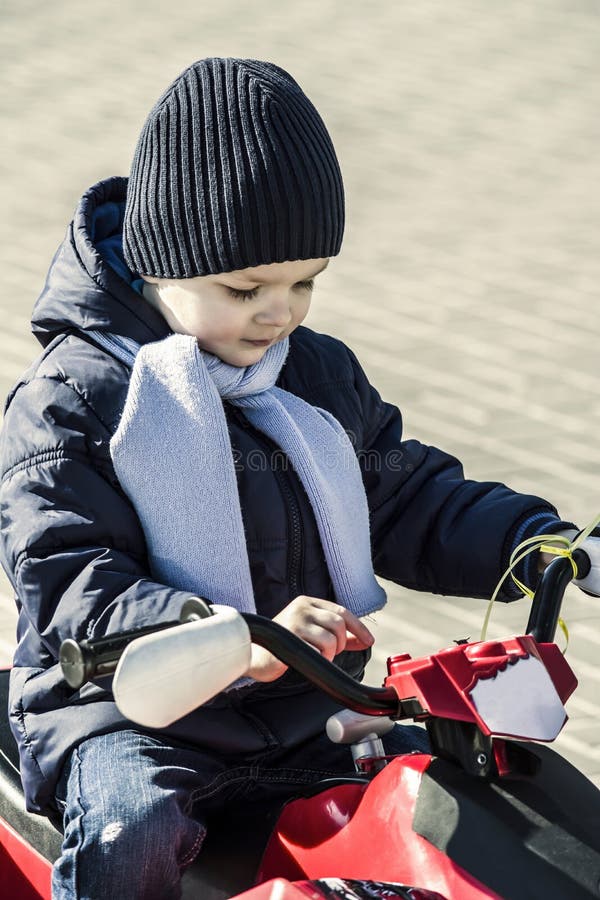 Boy stock image. Image of city, spring, street, ride - 52078409