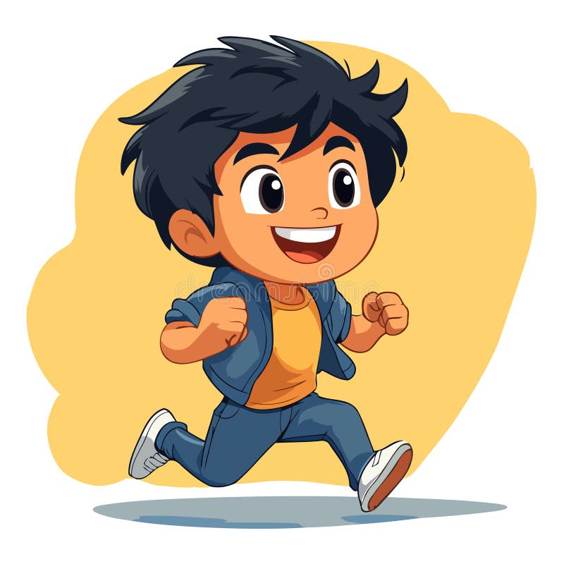 Boy Running Stock Illustrations – 25,885 Boy Running Stock ...
