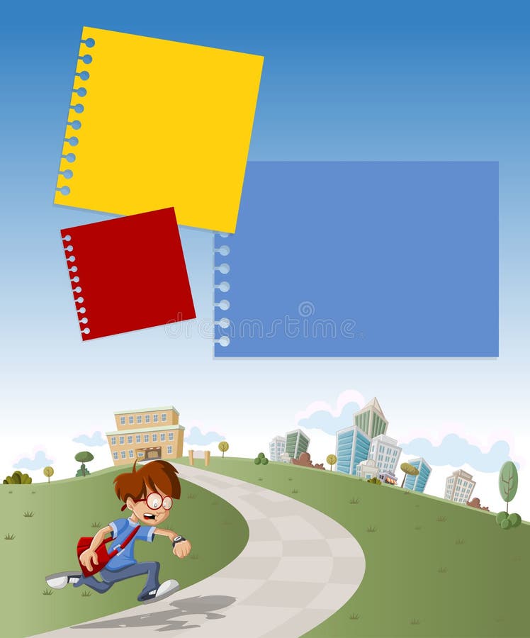 Animated Pictures Of Running Late To School