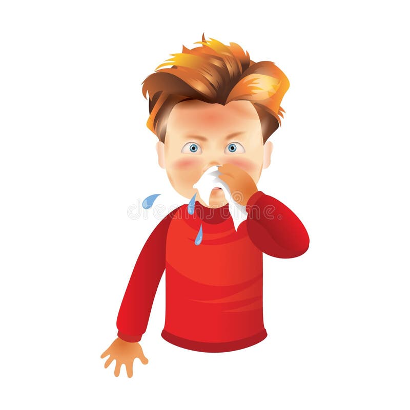 Boy Nose Runny Stock Illustrations – 303 Boy Nose Runny Stock ...