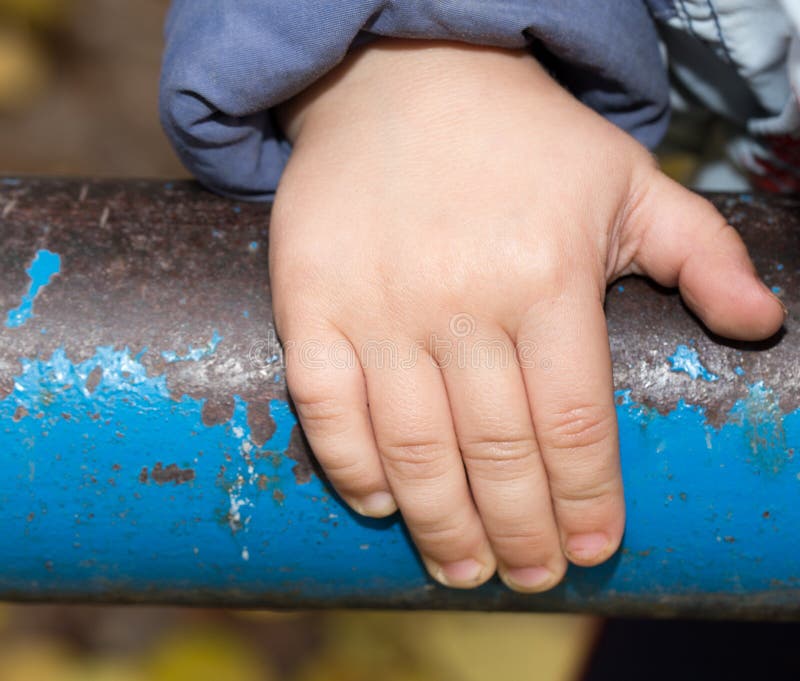 Boy`s hand stock photo. Image of contact, care, beautiful - 104130844