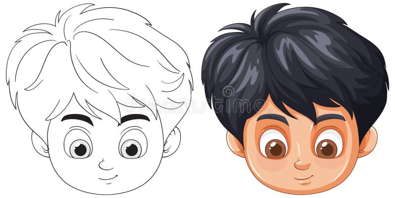 A boy s head stock vector. Illustration of concept, graphic - 326570764