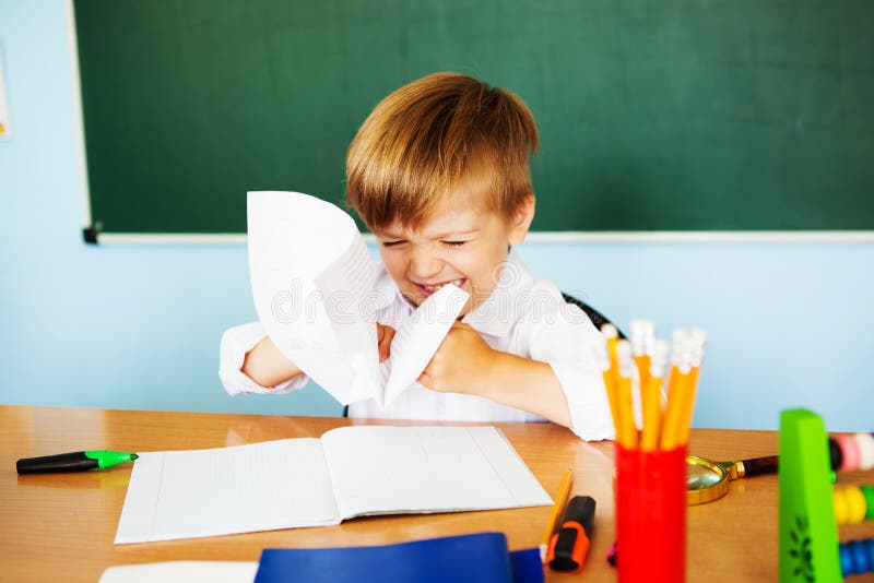 The Boy& X27;s Primary School Student Fails To Solve the School ...