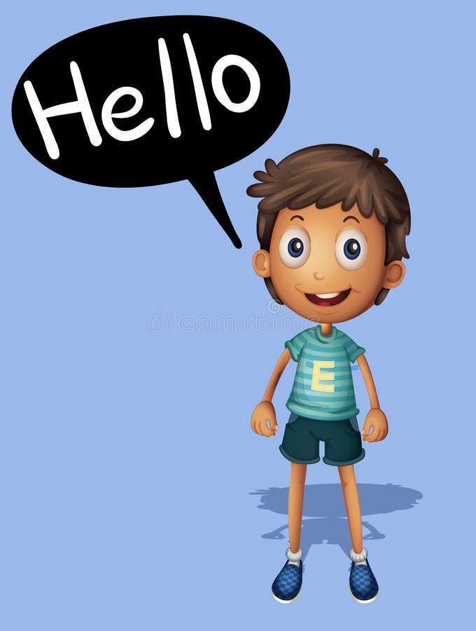 Boy Hello Stock Illustrations – 4,433 Boy Hello Stock Illustrations ...