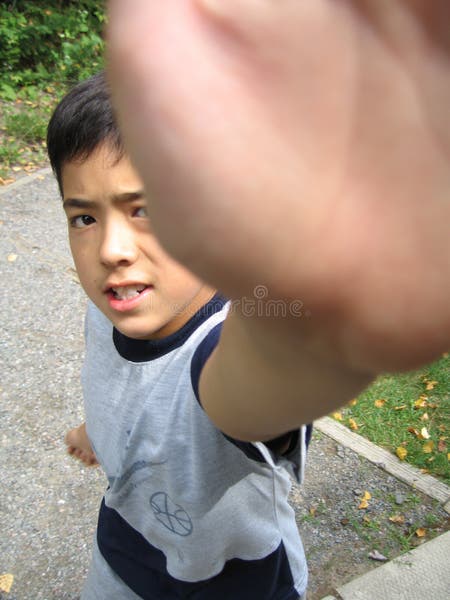 Boy Says NO, STOP stock photo. Image of behavior, communication - 380520