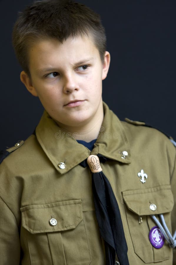 Spy or Scout Looking through Binoculars Stock Photo - Image of ...