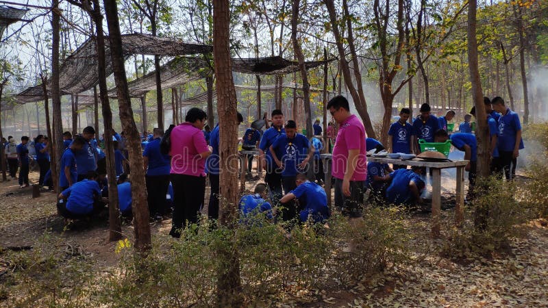 Boy scout camping editorial image. Image of camp, student - 168423705