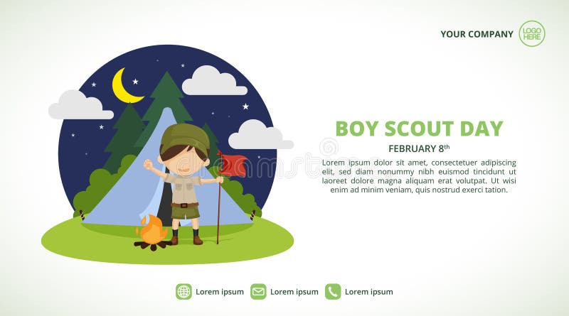 Scouting Background Design Stock Illustrations – 627 Scouting ...
