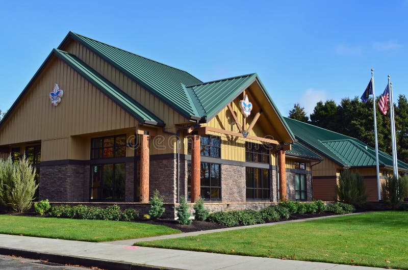 Boy Scout Headquarters editorial image. Image of flags - 22002000