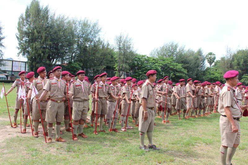 Boy scout Parade foto de archivo editorial. Imagen de caminata - 95180988