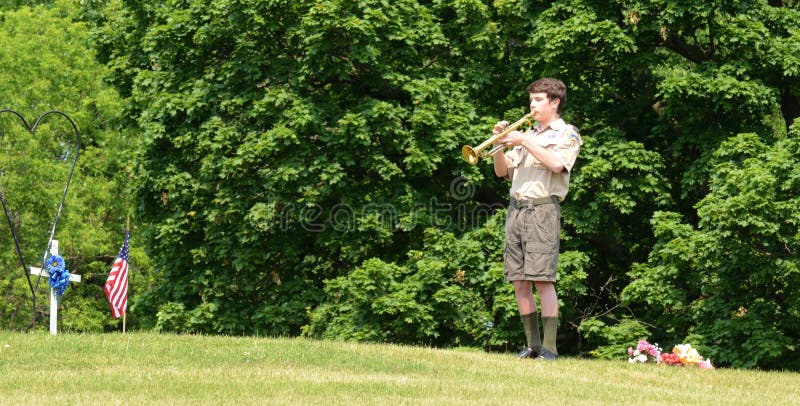 Scout Playing Taps Stock Photos - Free & Royalty-Free Stock Photos from ...