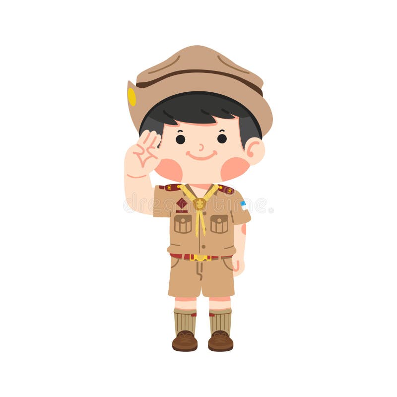 Boy Scout Thai Making Boy Scout Emblem Stock Vector - Illustration of ...