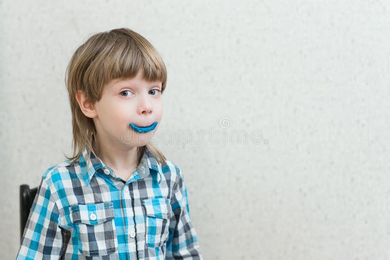 Boy Sculpts from Plasticine at Home Stock Photo - Image of craft, clay ...