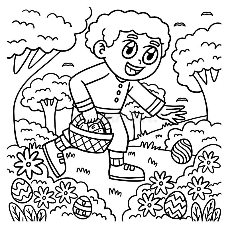 Searching Coloring Page Stock Illustrations – 593 Searching Coloring ...