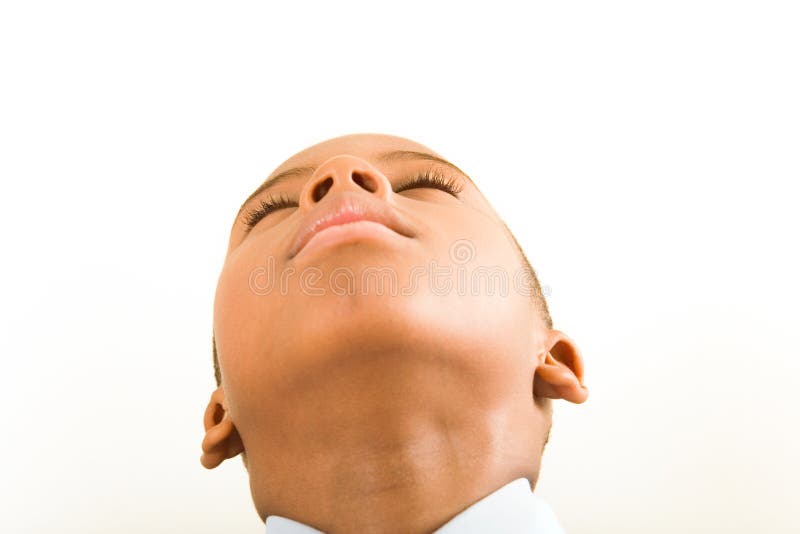 Boy seeing heaven stock image. Image of head, childhood - 2402599