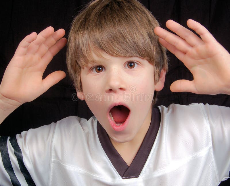 Boy in shock stock photo. Image of business, look, shock - 4197714
